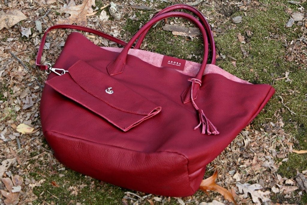 What I Wore: ADORA Bags Limited Edition Marsala Leather