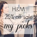 H&M 25% off Sale: My Picks | Wardrobe Oxygen