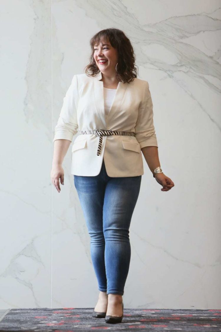 Real Life Capsule Wardrobe: The Ivory Blazer | Wardrobe Oxygen