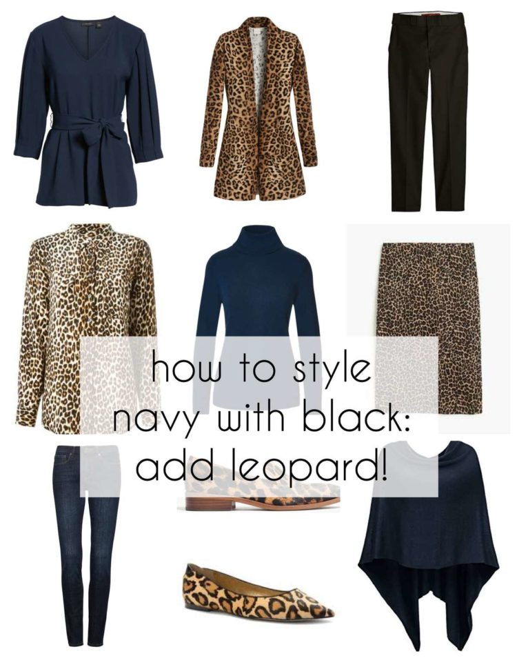 The Oxygen Edit: Navy and Black with Leopard | Wardrobe Oxygen | Real ...