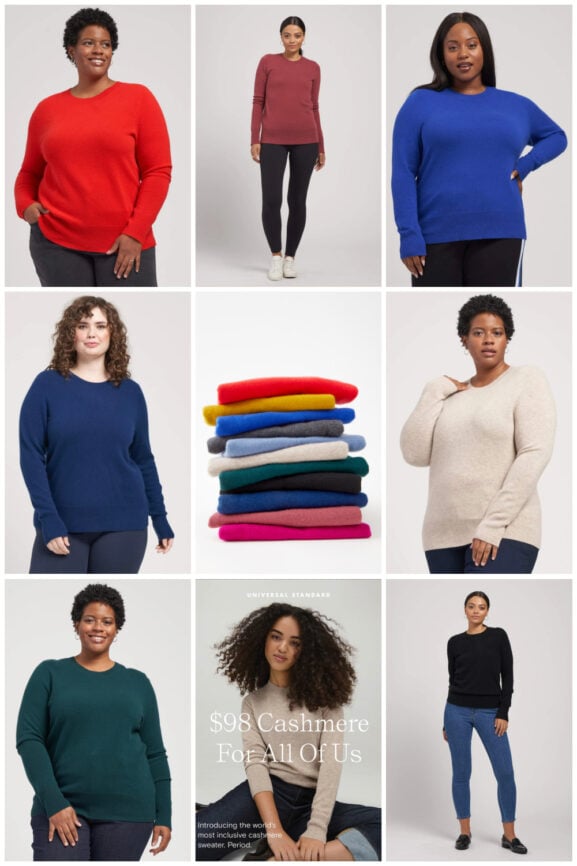 Size-Inclusive Cashmere Under $100: Universal Standard Cashmere Review ...