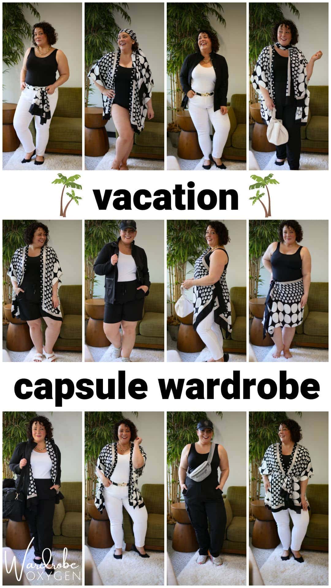 Vacation Capsule Wardrobe with Chico's Zenergy Collection: 6 Pieces, 12 ...