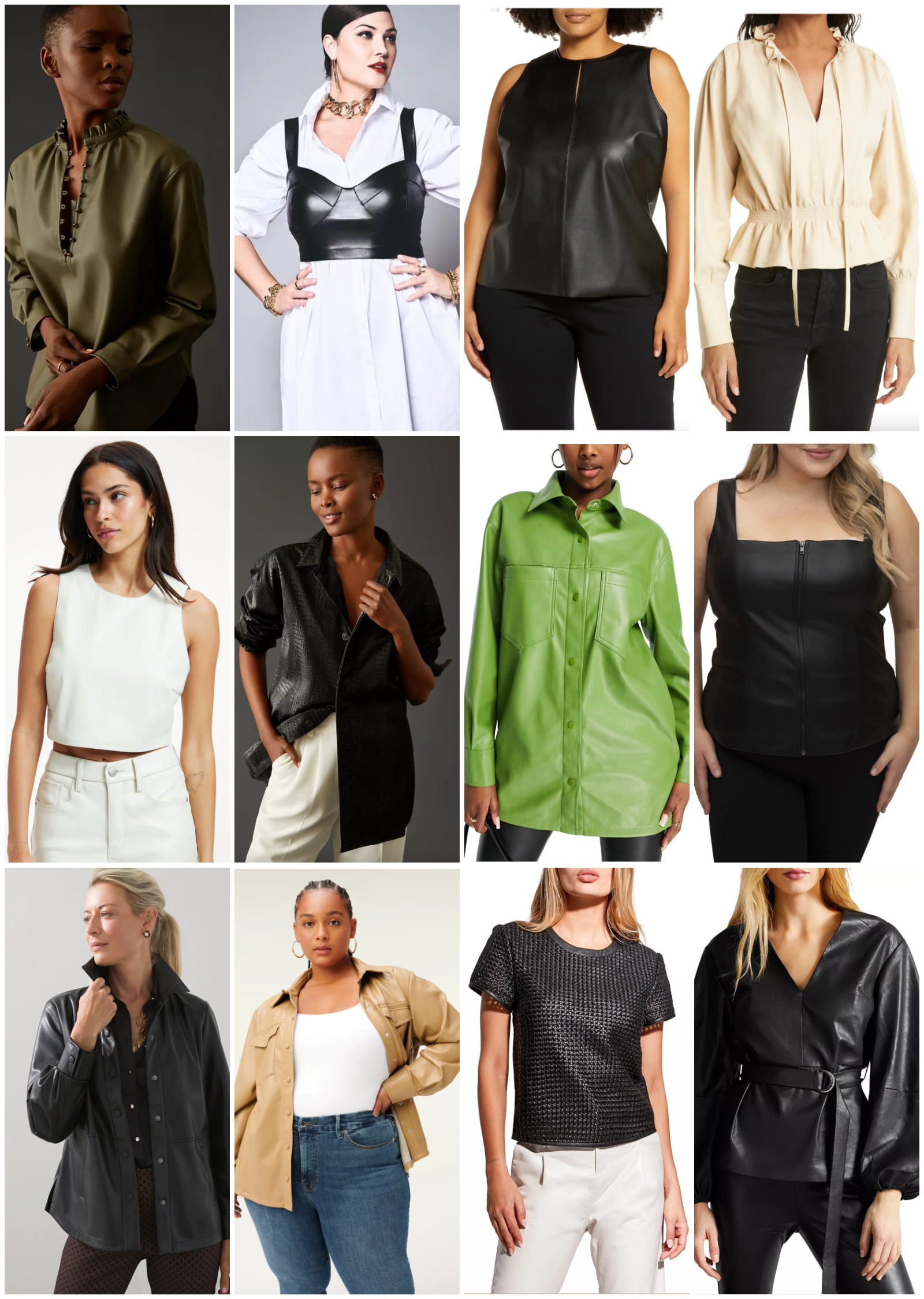 How to Style The Leather Trend for Fall When You're a Grown Woman ...