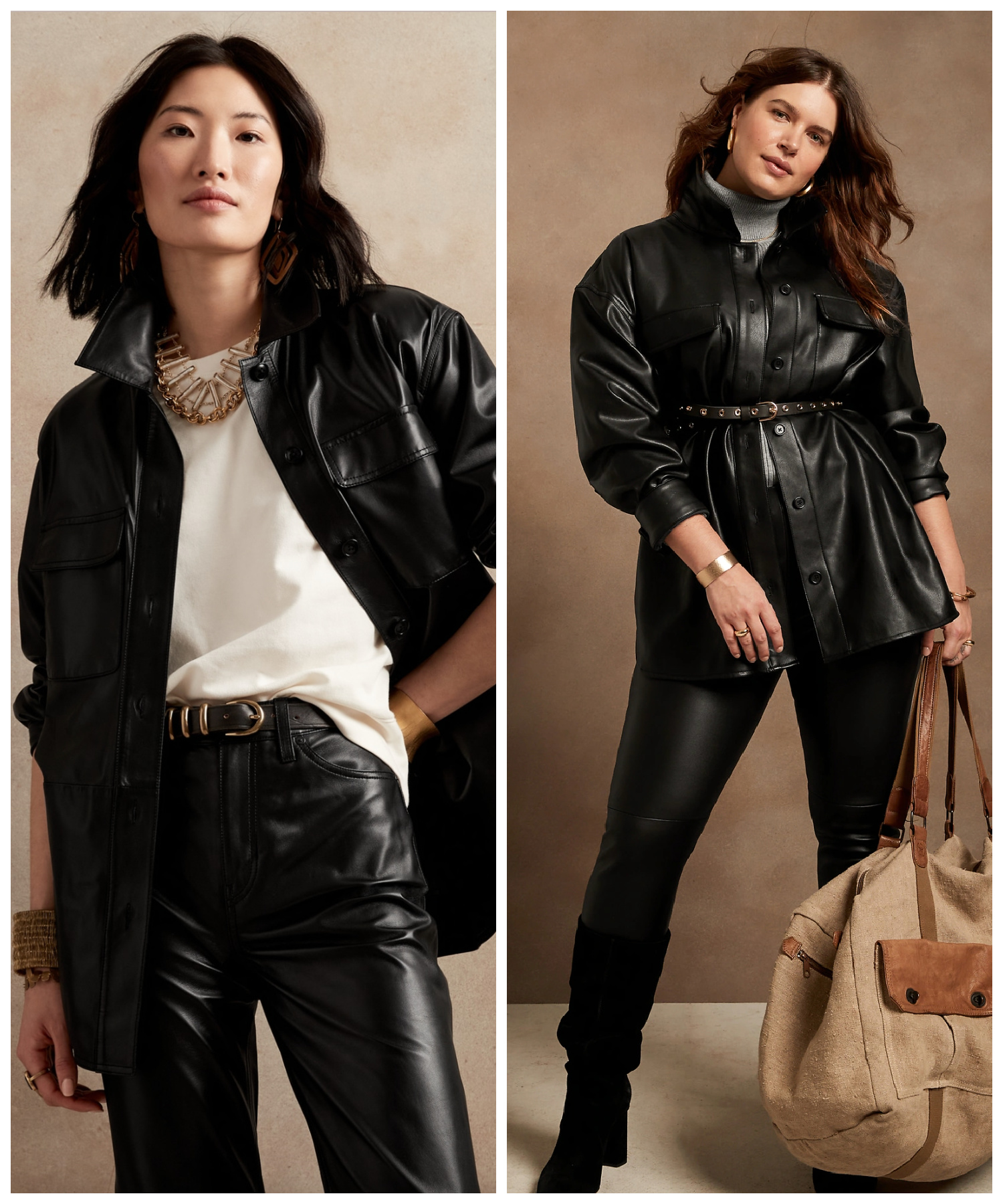 How to Style The Leather Trend for Fall When You're a Grown Woman ...