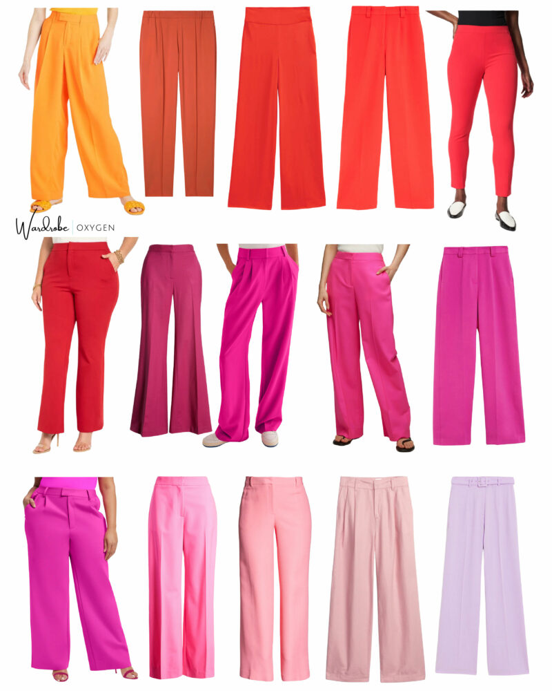Colorful Pants for Spring for Grown Women: 45+ Options