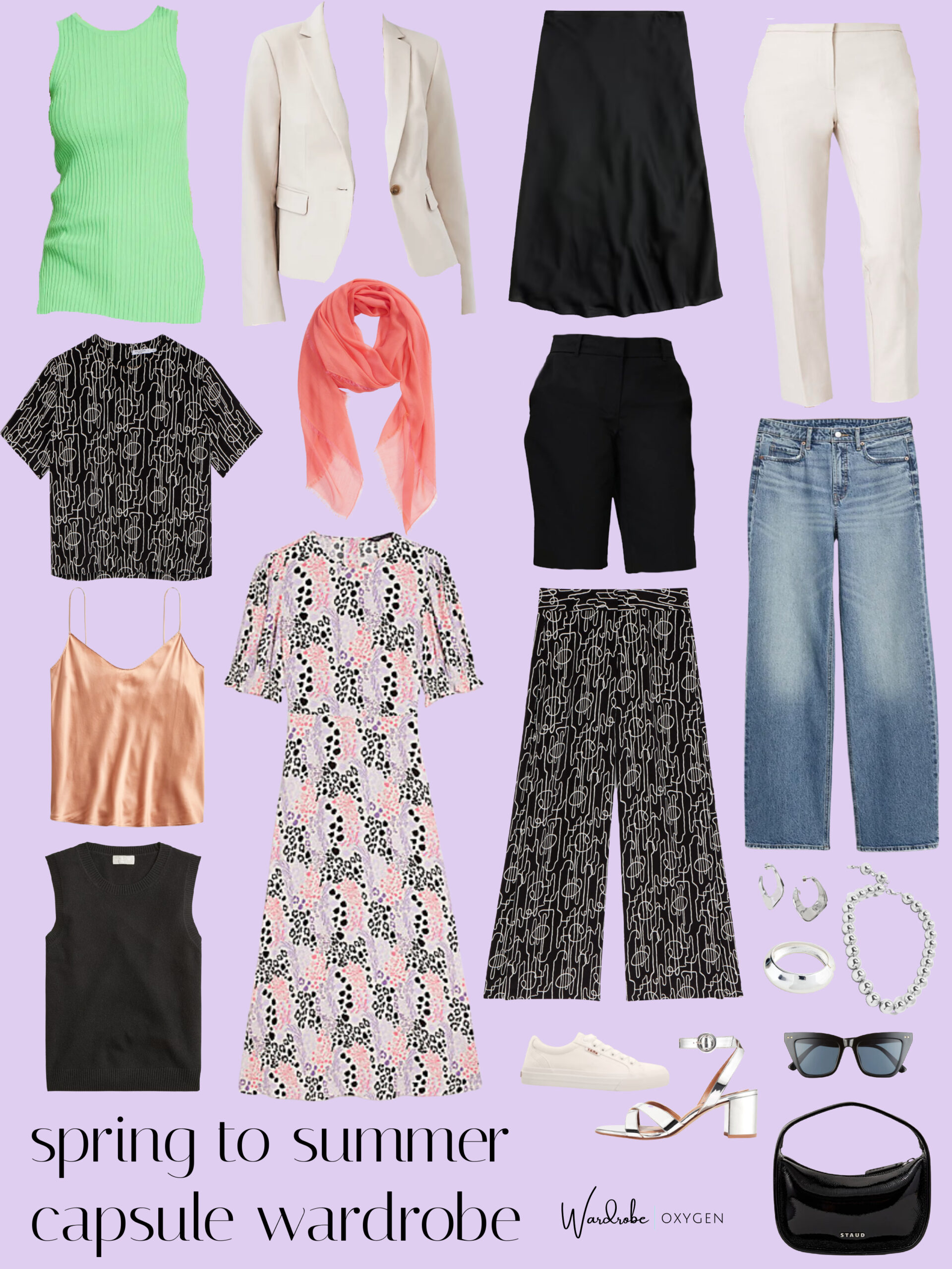 2 Spring Work-Friendly Capsule Wardrobes | Wardrobe Oxygen
