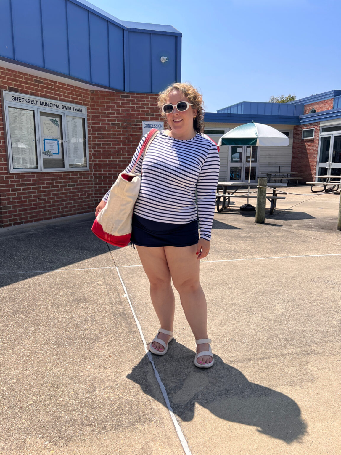My Favorite Lands' End Swimwear as a Size 14 Over 40