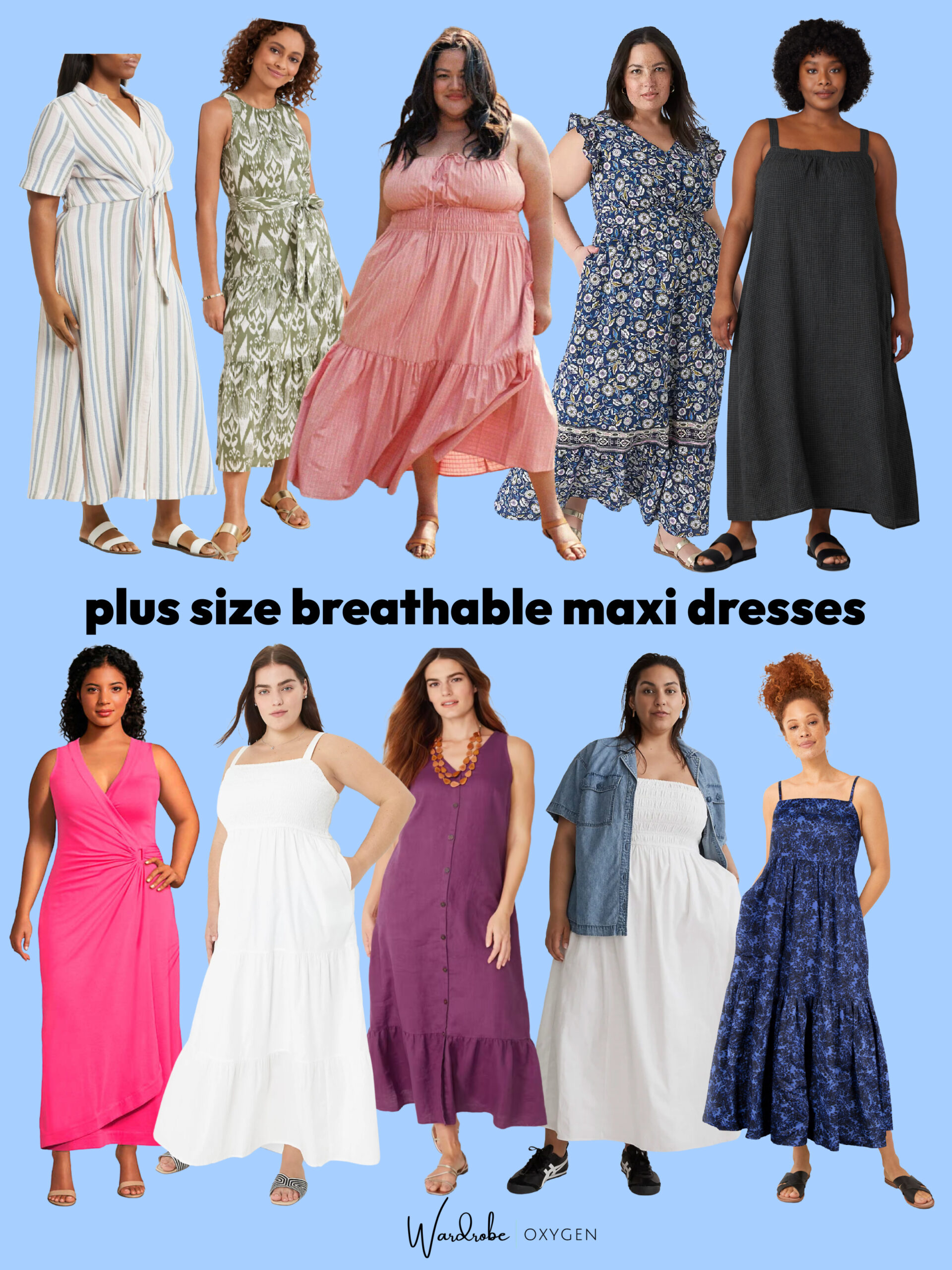 40+ Chic Plus Size Breathable Summer Dresses: