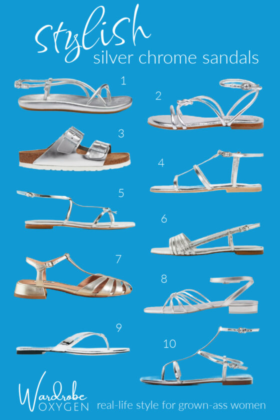 30 Stylish Silver Chrome Shoes for 2024 | Wardrobe Oxygen | Real-Life ...