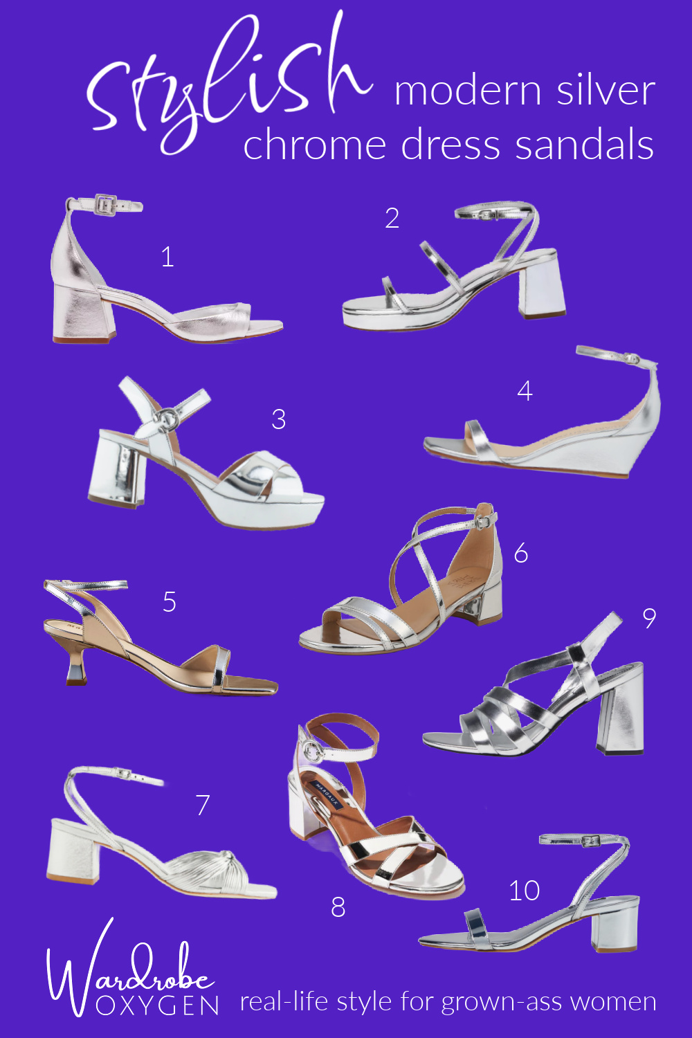 30 Stylish Silver Chrome Shoes for 2024 | Wardrobe Oxygen | Real-Life ...