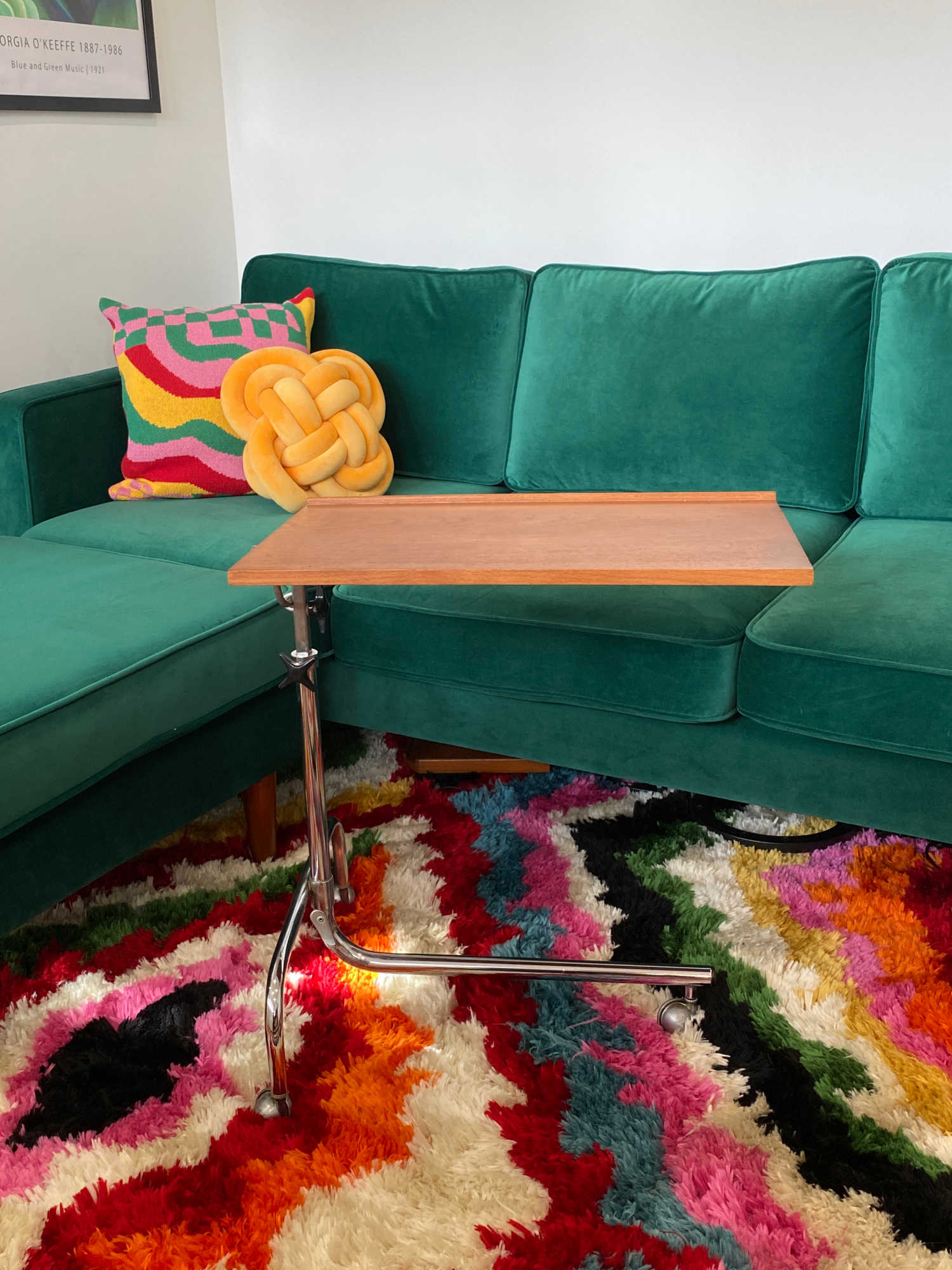 Colorful Mid-Century Modern Office Tour