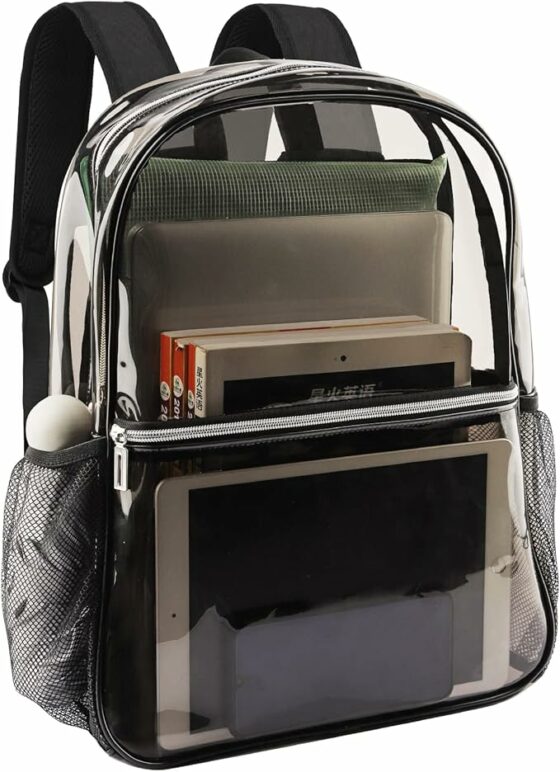 Stylish Clear Backpacks and Totes for School and Work