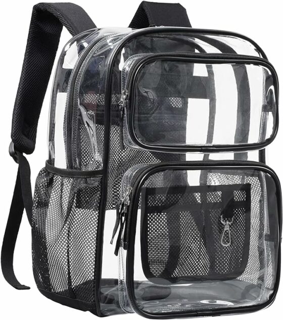 Stylish Clear Backpacks and Totes for School and Work