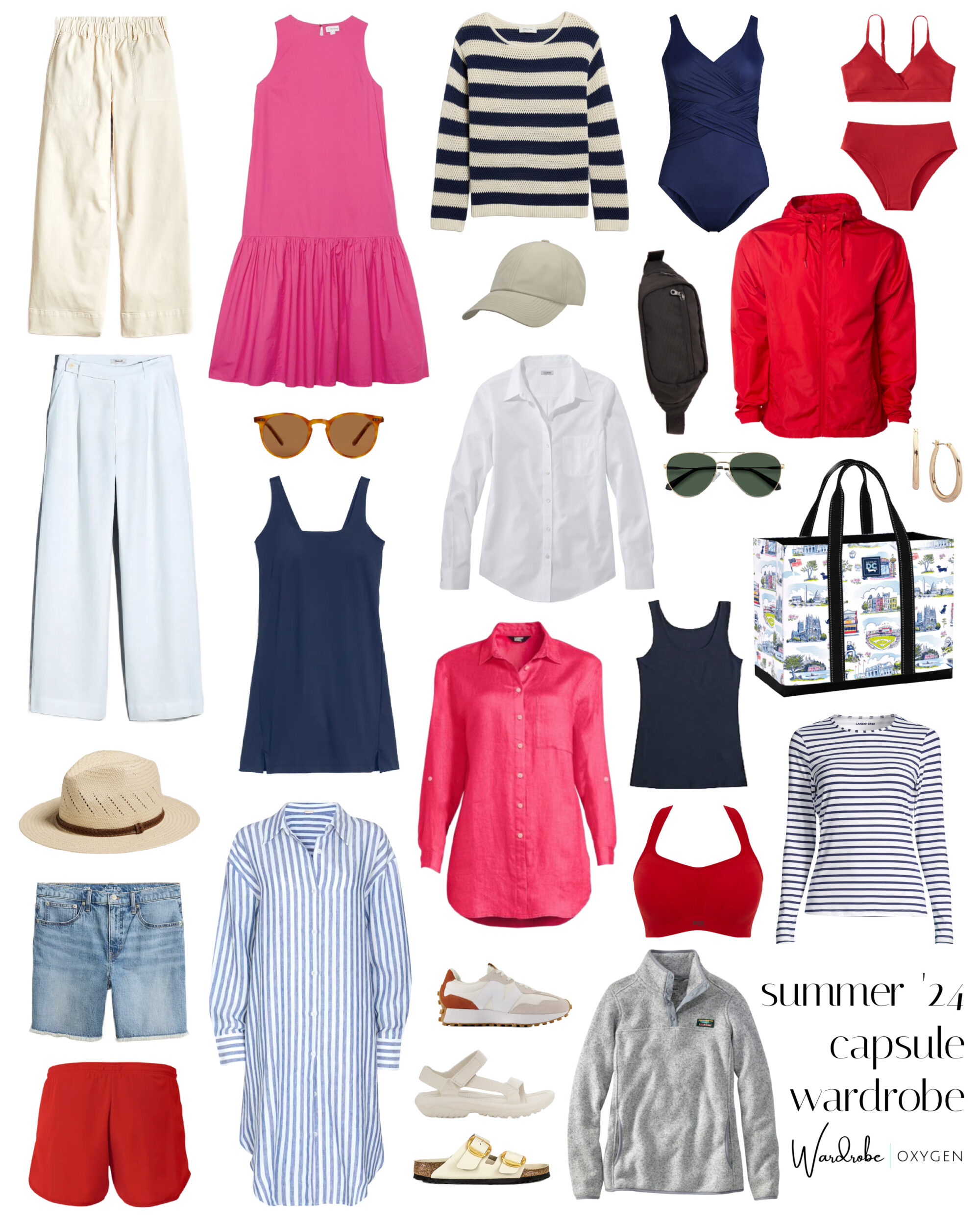Summer Capsule Wardrobe: Waterfront Vacation | Wardrobe Oxygen | Real ...
