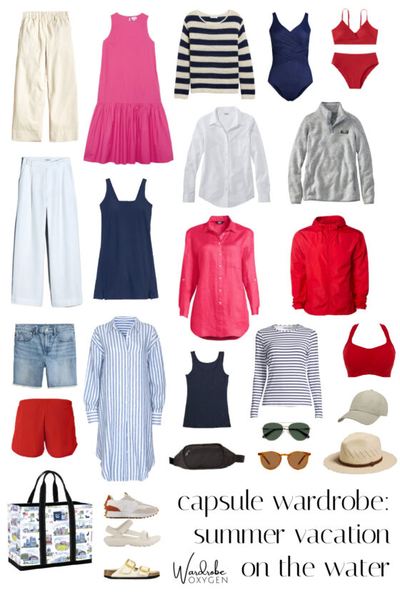Summer Capsule Wardrobe: Waterfront Vacation | Wardrobe Oxygen