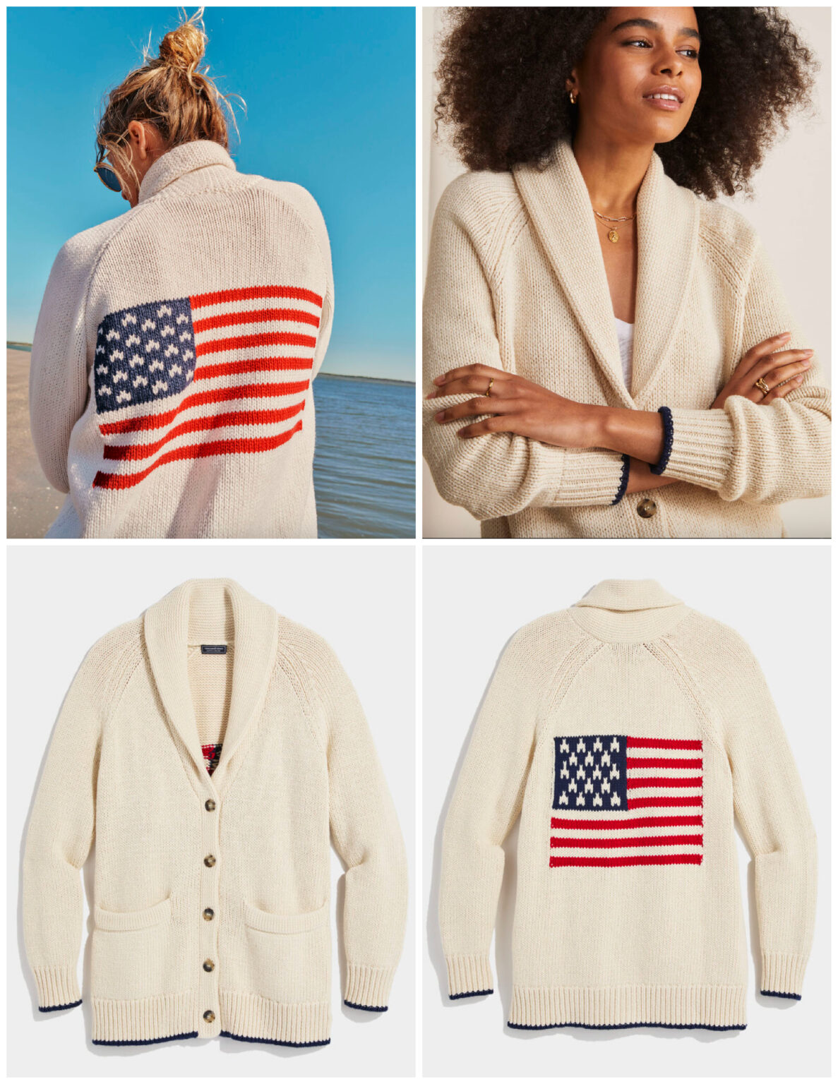 Feeling Patriotic Again? 12 Chic American Flag Sweaters for Women ...