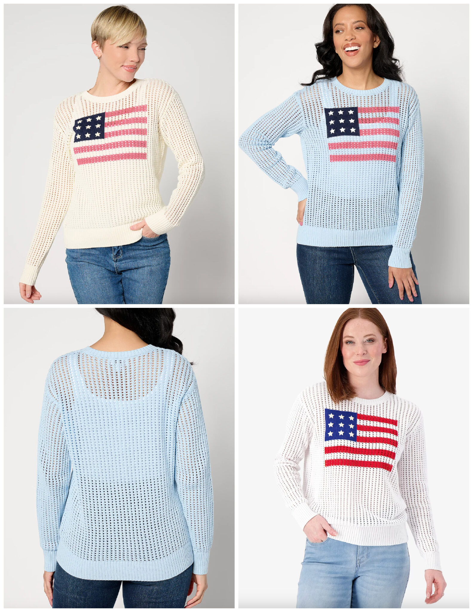 Feeling Patriotic Again? 12 Chic American Flag Sweaters for Women ...