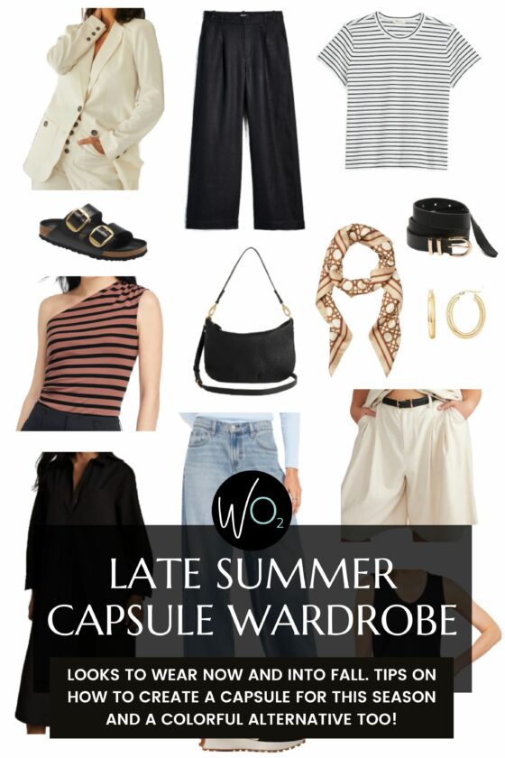 Late Summer Capsule Wardrobe, Two Ways | Wardrobe Oxygen | Real-Life ...