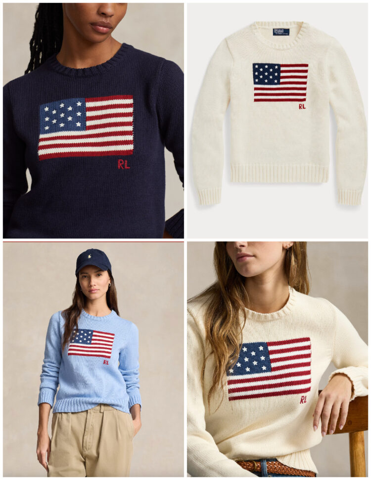 Feeling Patriotic Again? 12 Chic American Flag Sweaters for Women ...