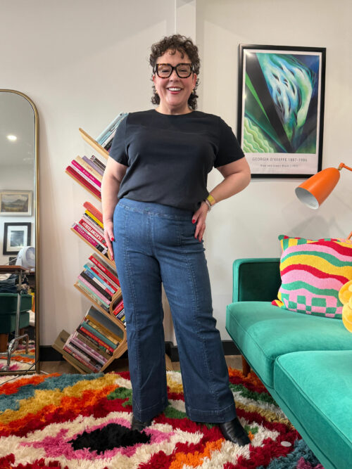 Talbots Denim Haul on a 16 Petite | Wardrobe Oxygen