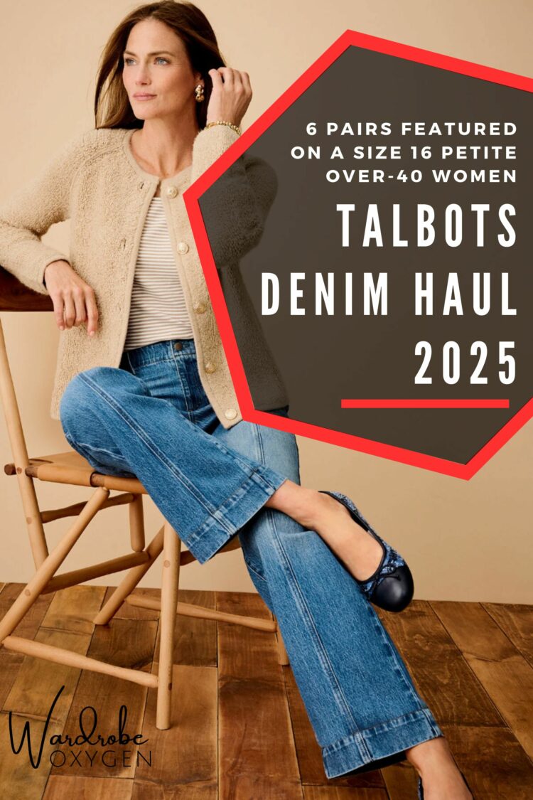 Talbots Denim Haul on a 16 Petite | Wardrobe Oxygen | Real-Life Style ...