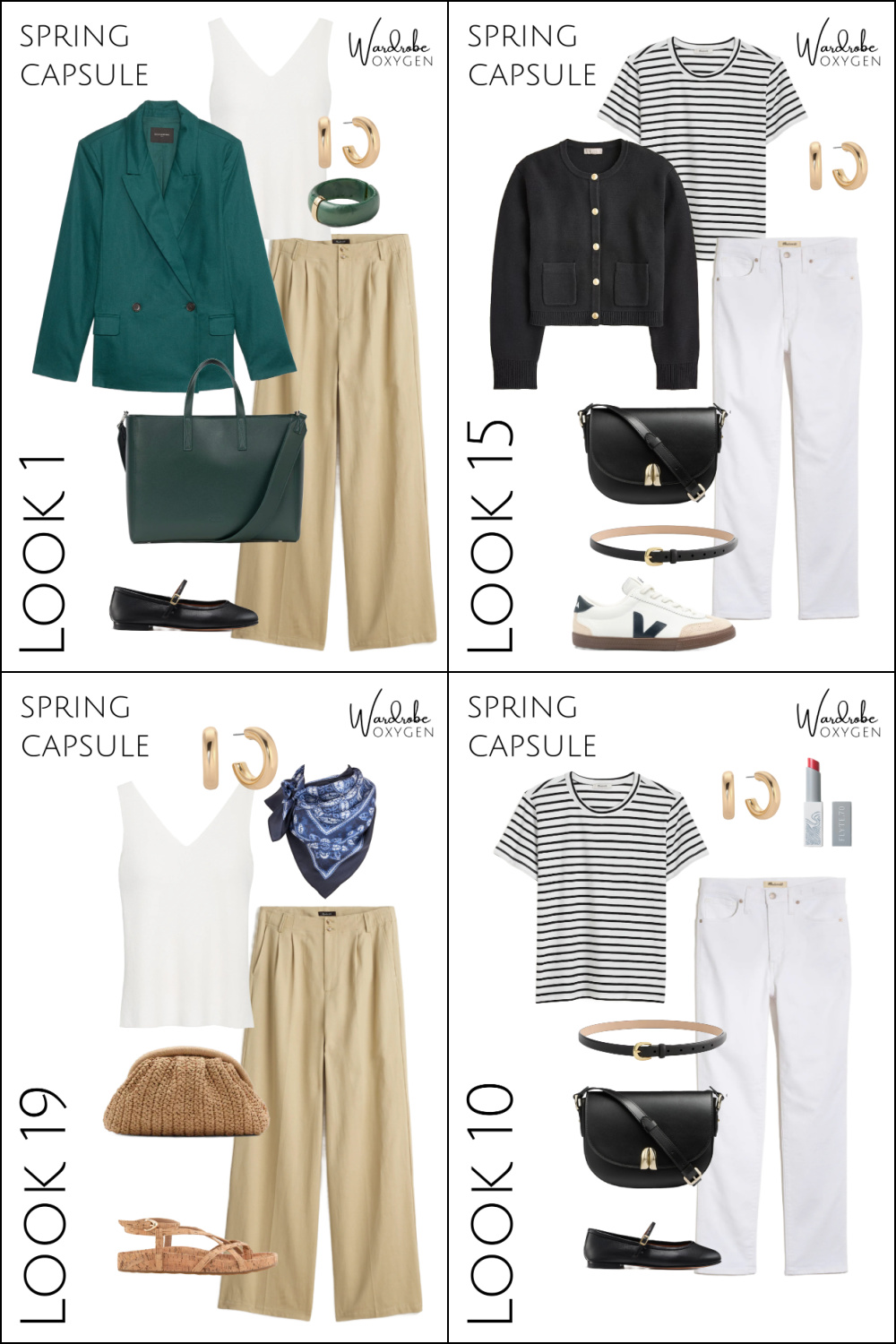 Spring Capsule Wardrobe + How to Create a Capsule Wardrobe