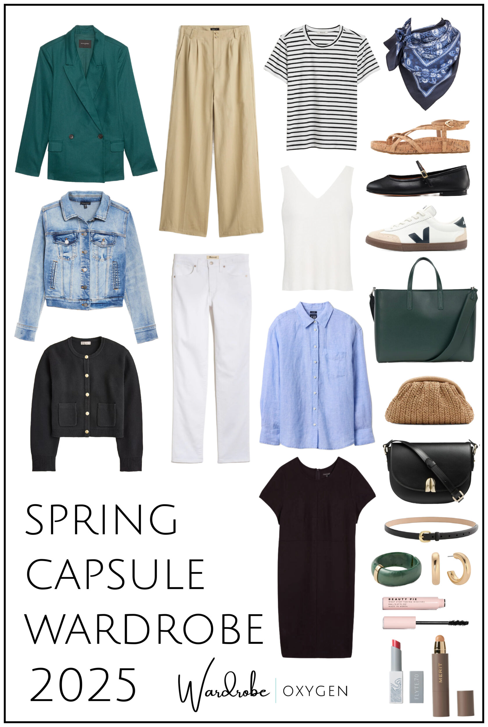 Spring Capsule Wardrobe + How to Create a Capsule Wardrobe