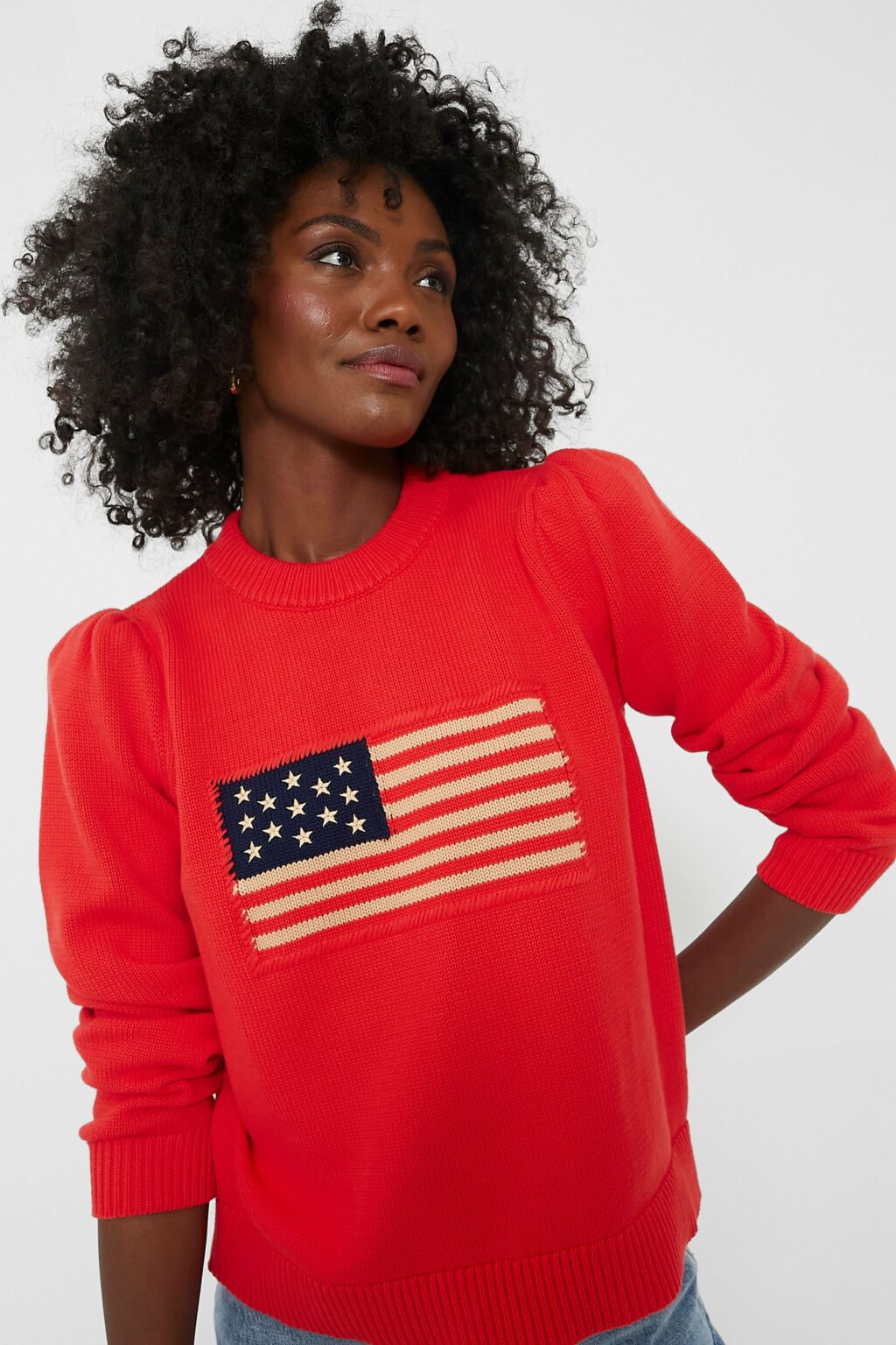 Chic American Flag Sweaters for Women | Wardrobe Oxygen