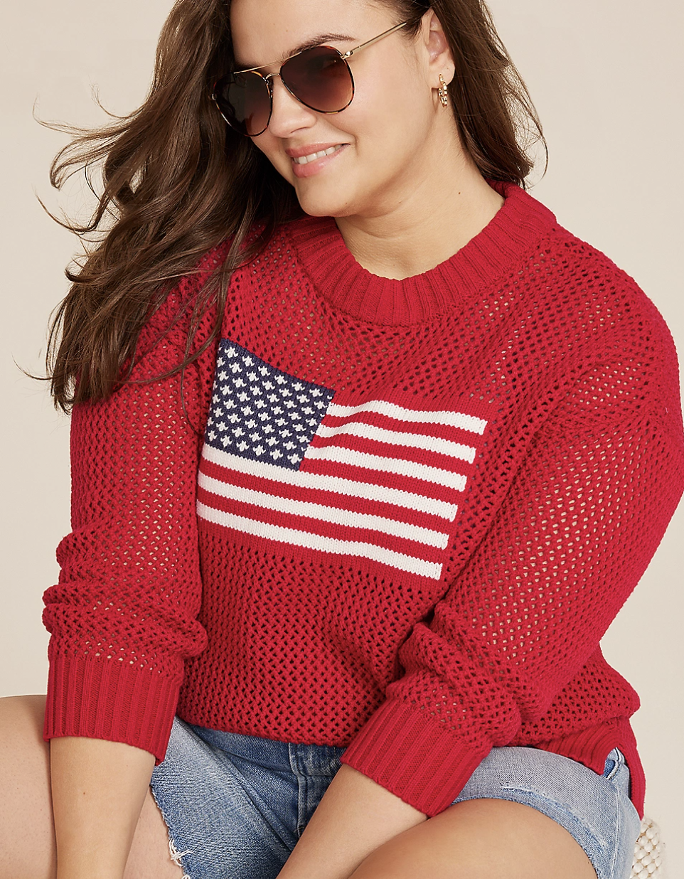 Chic American Flag Sweaters for Women | Wardrobe Oxygen | Real-Life ...