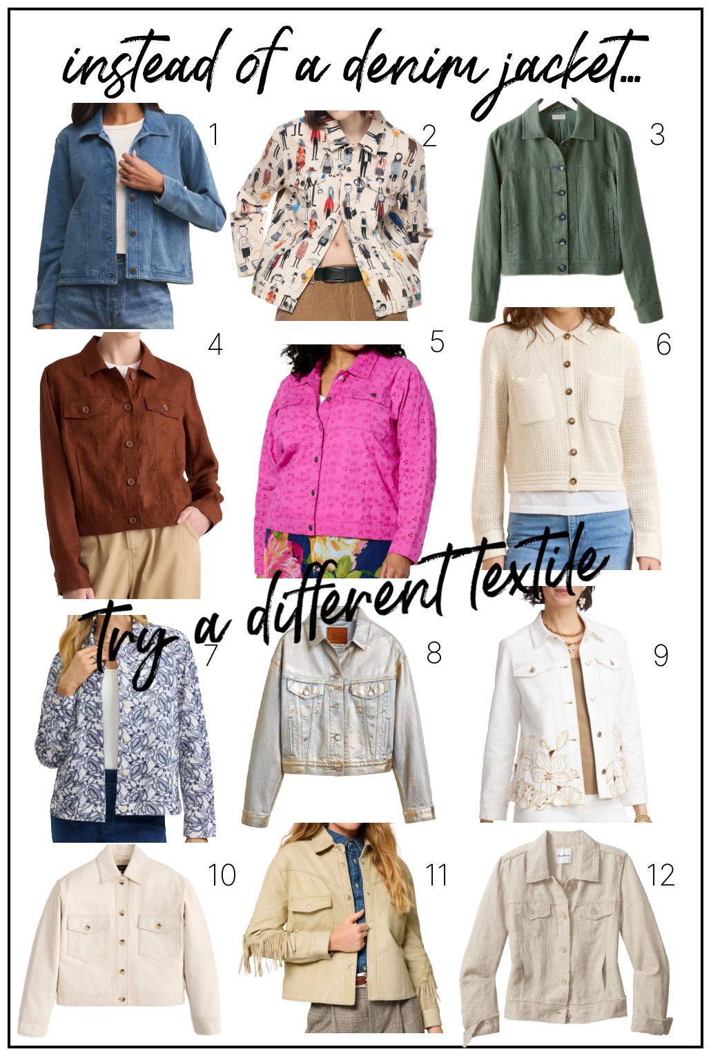 Alternatives to the Denim Jacket for Grown Women